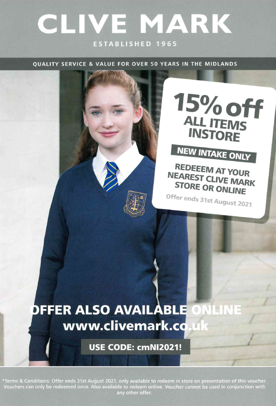 George Salter Academy - Clive Mark's New Intake Discount